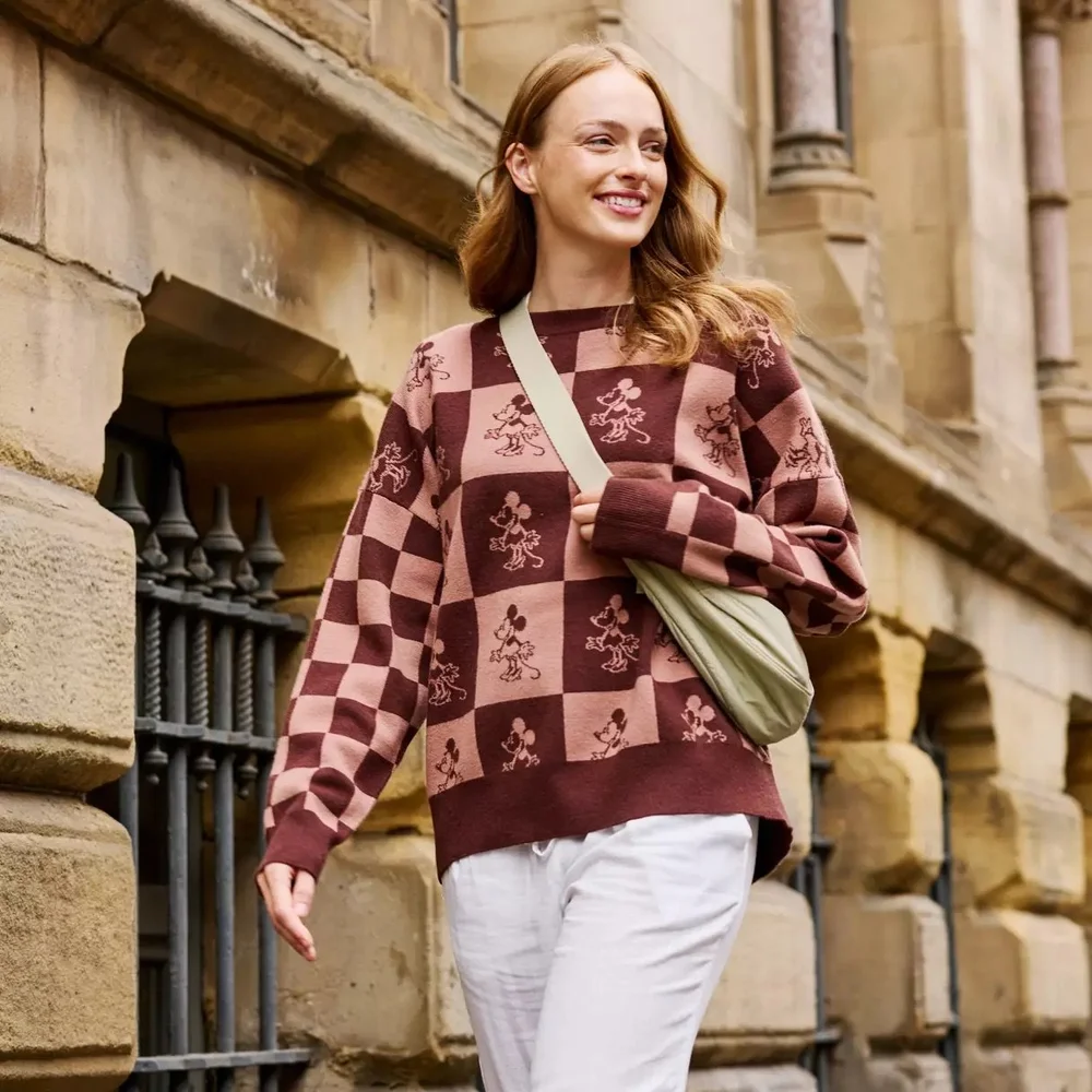 New Minnie Mouse and Disney Princess Checkered Sweaters on Disney Store ...