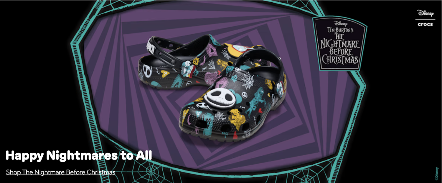 Disney Tim Burton’s The Nightmare Before Christmas Halloween Crocs ...