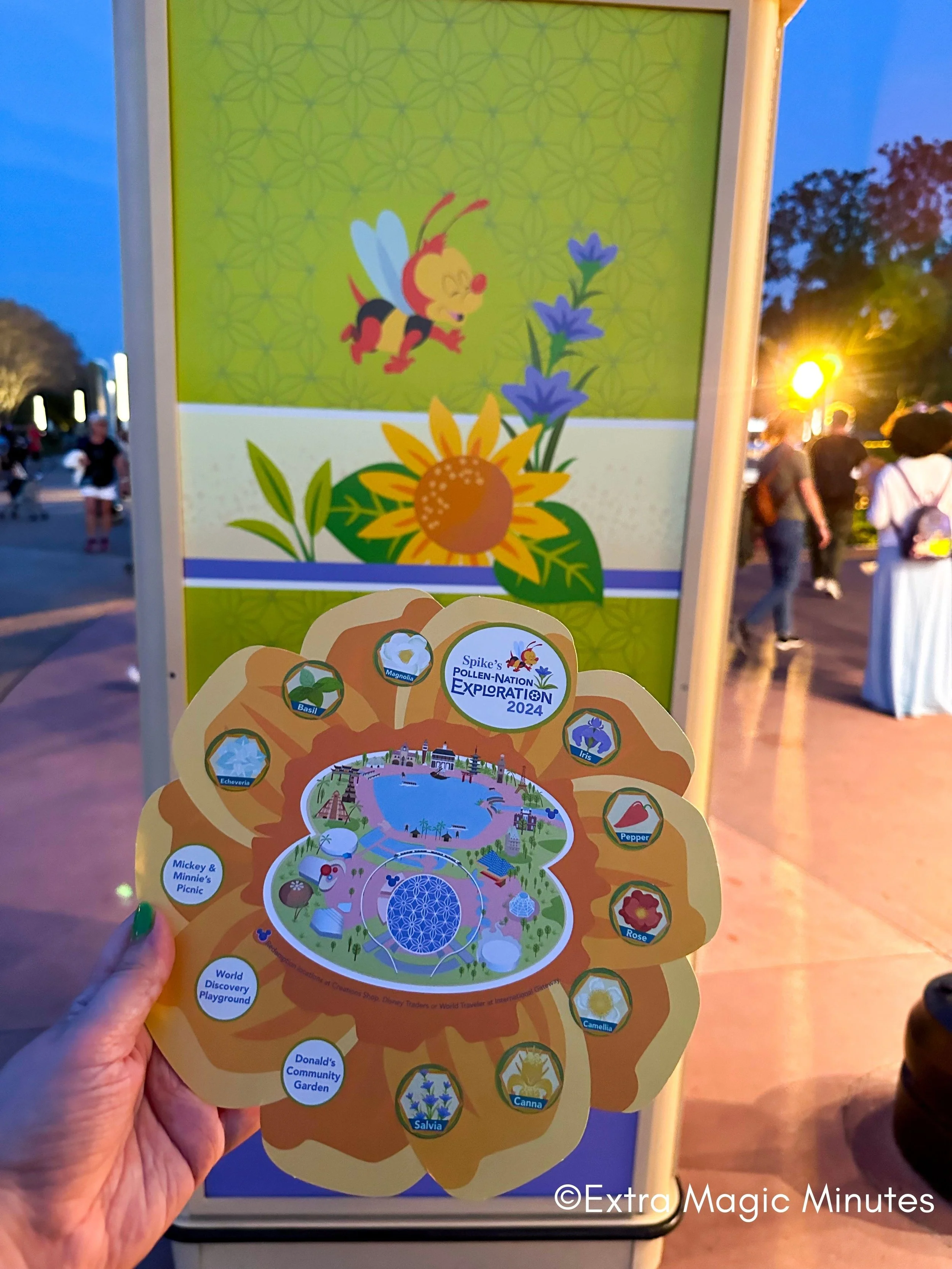 Spike’s Pollen-Nation Exploration Scavenger Hunt Locations - EPCOT ...