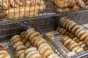 Breakfast at Mister Bagel in South Portland, Maine — Mister Bagel Mall