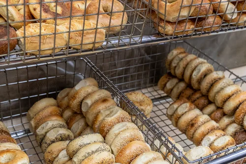 Breakfast at Mister Bagel in South Portland, Maine — Mister Bagel Mall