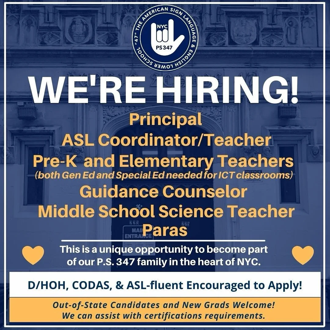 PS 347 The ASL & English Lower School PTA