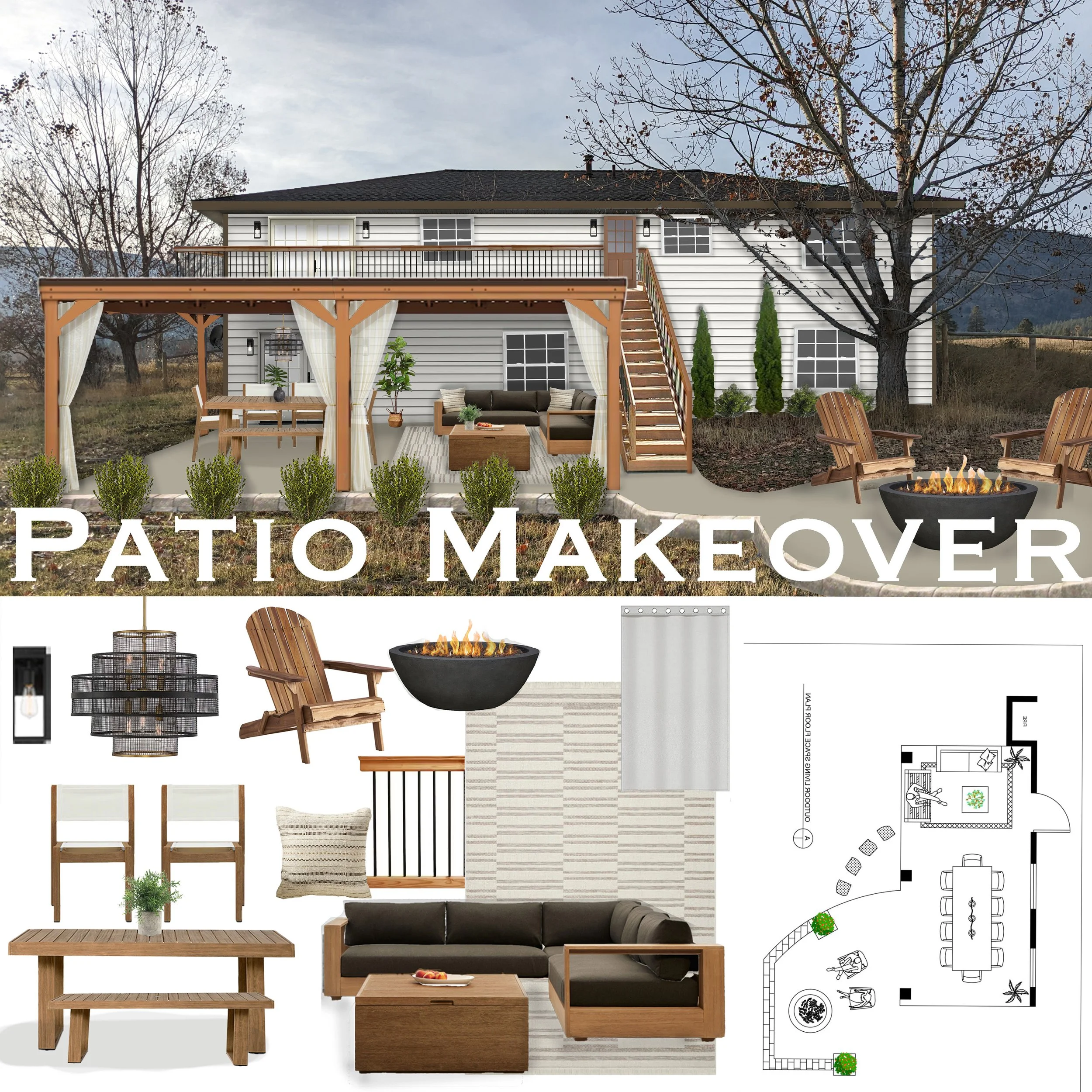 Outdoor Space Planning — Julie Jones™ Designs