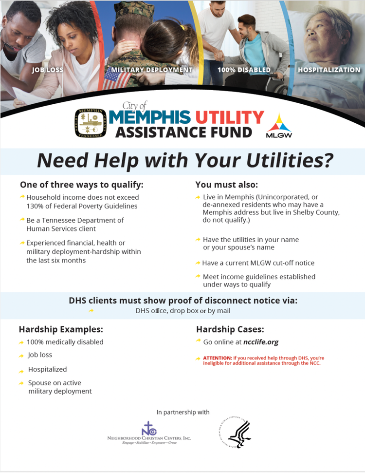 NCC Utility Program — Neighborhood Christian Centers, Inc.