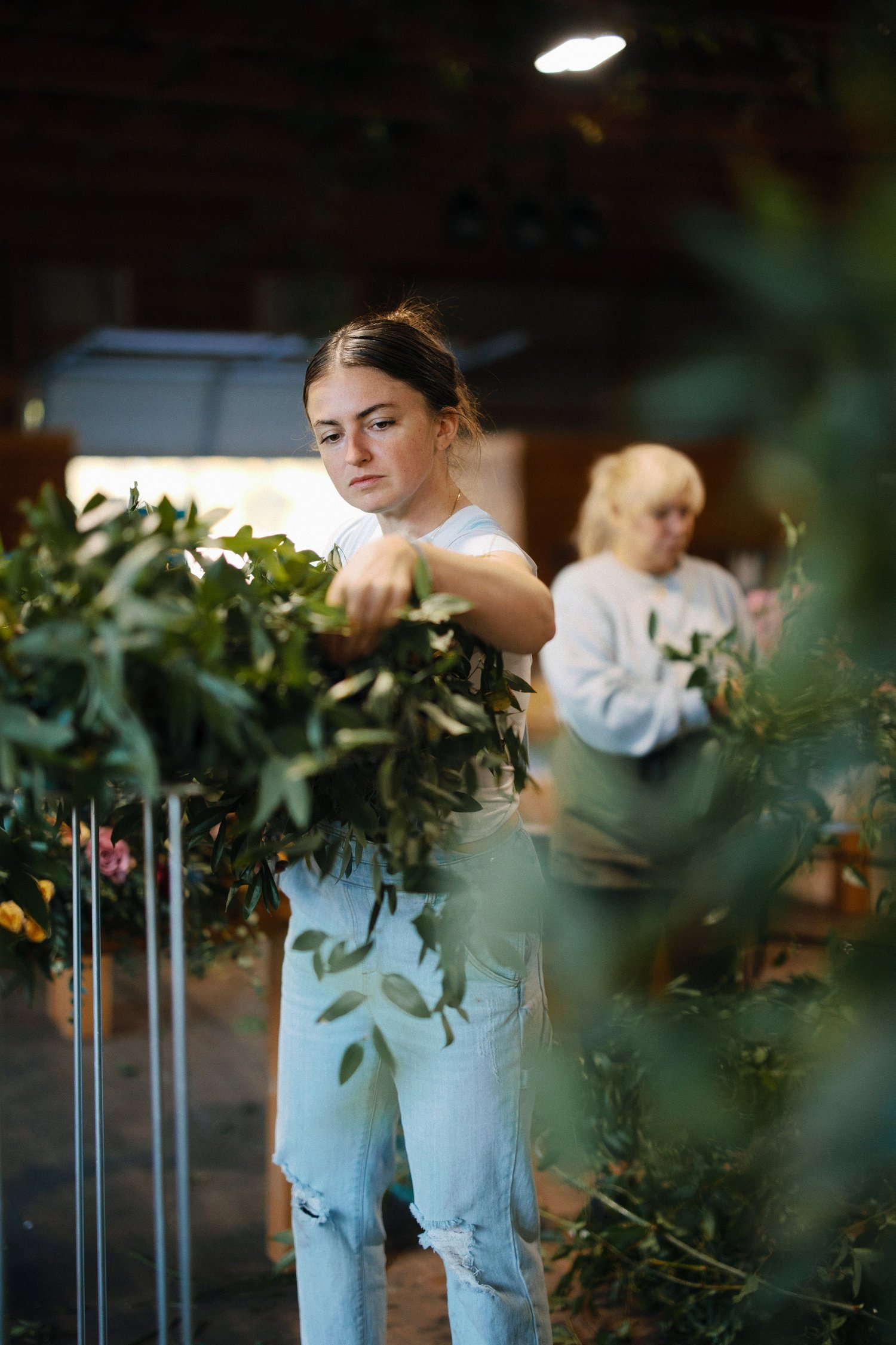 Enchanted Forest Barn Transformation — Made of Leaves