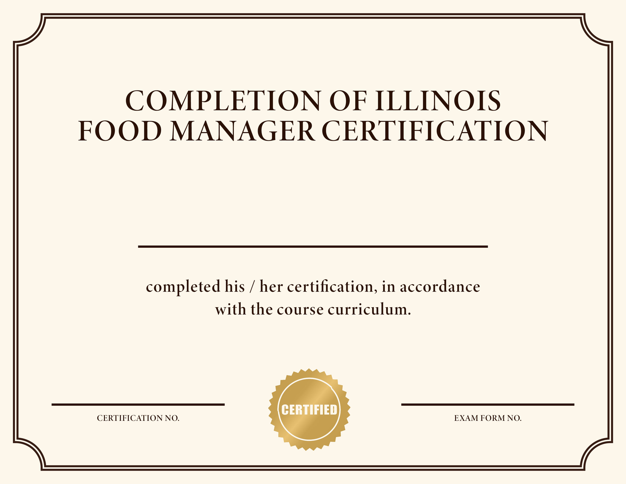 Bellarina s Culinary Food Manager Certification Classes Bellarina s