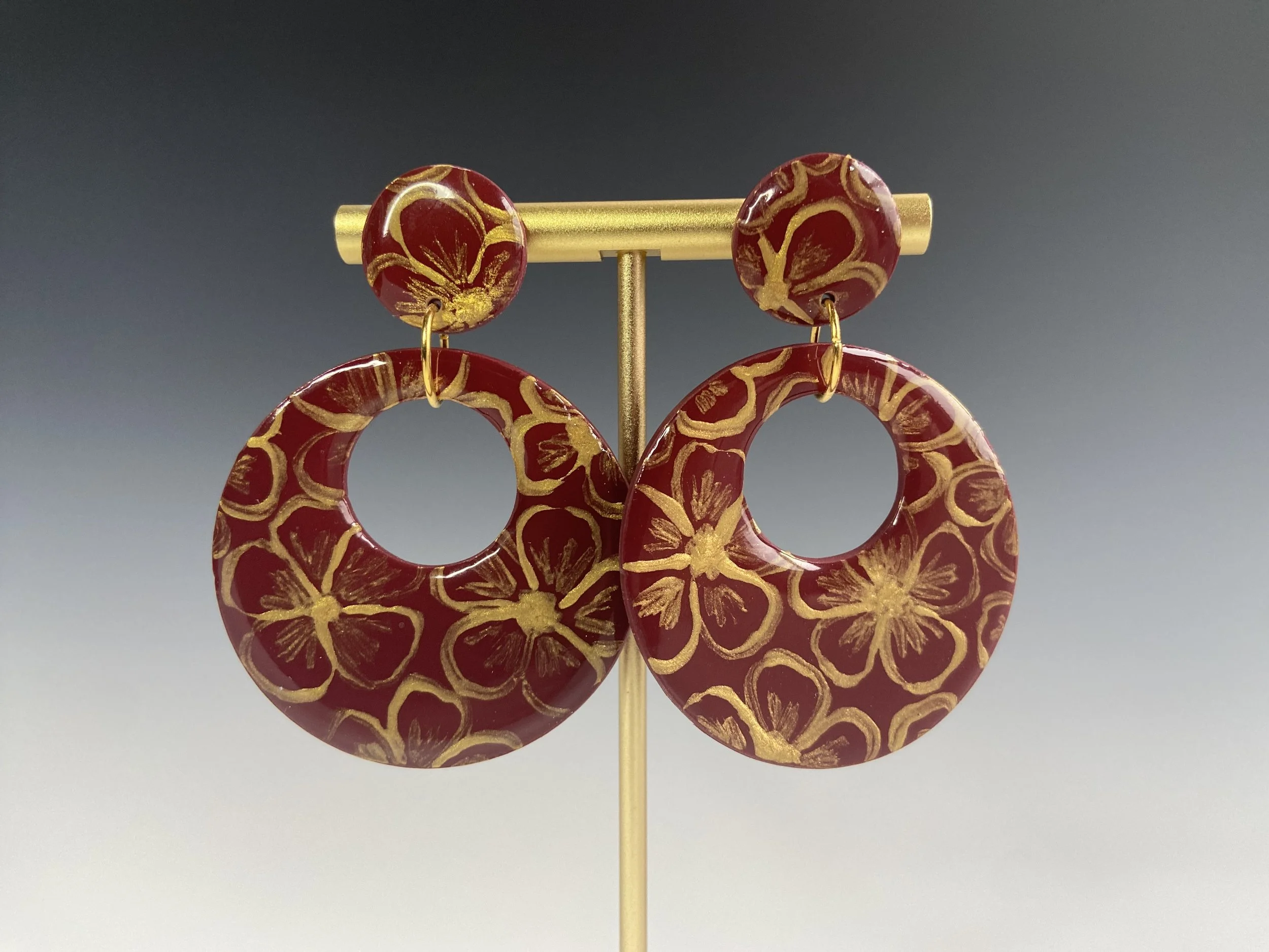 Multicolor Striped Studs — Holden A Note