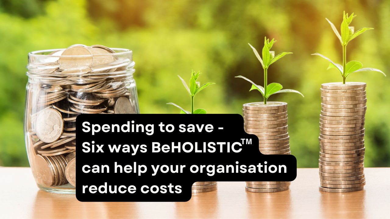 Spending to save - six ways BeHOLISTIC can help your organisation reduce costs — CorbettPrice