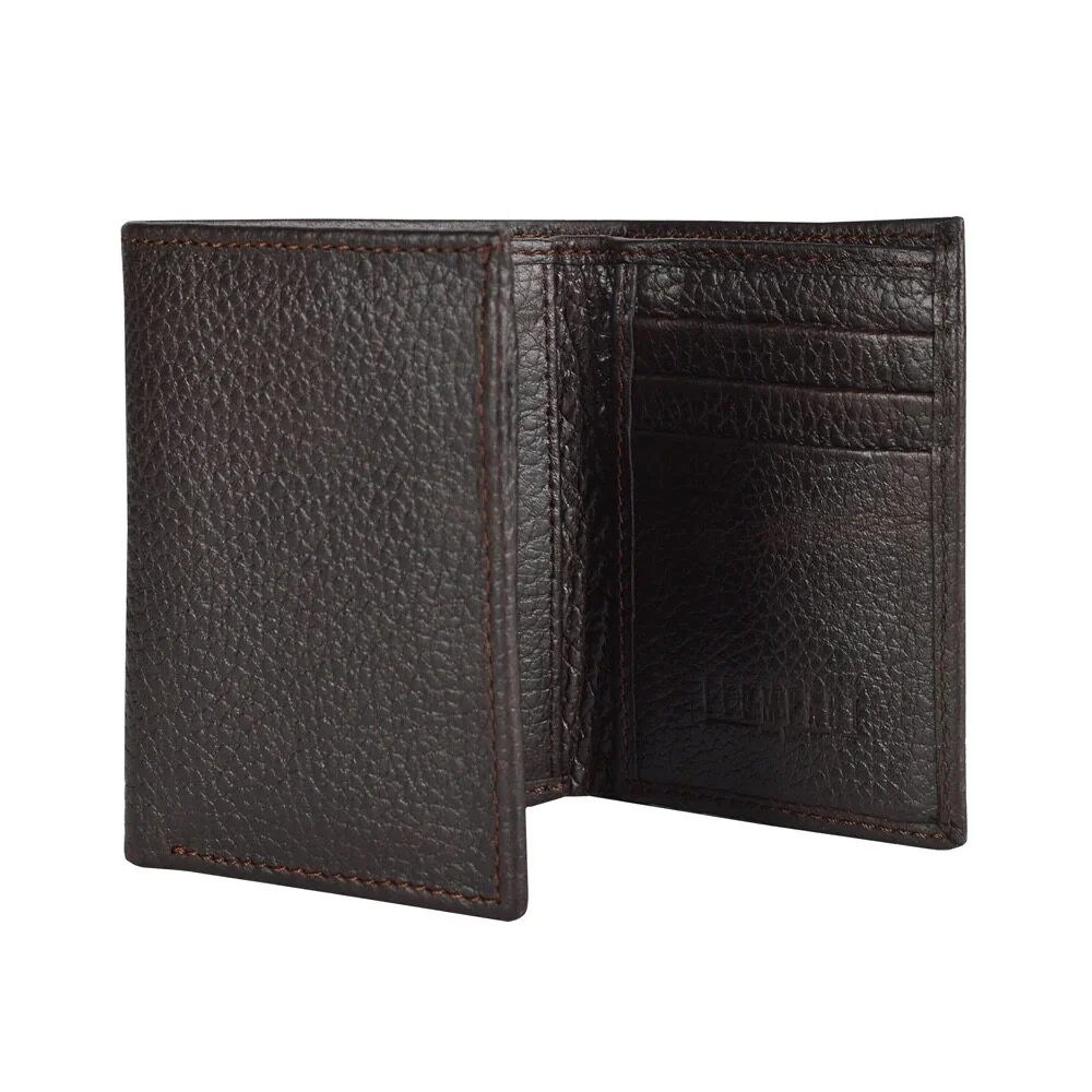 Cartera de piel café de Llompart — V E R D E S E C O