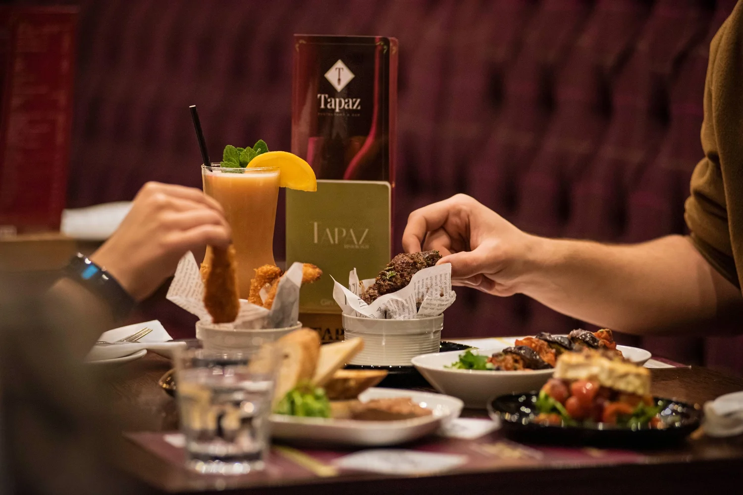 Menu — Tapaz Restaurant & Bar