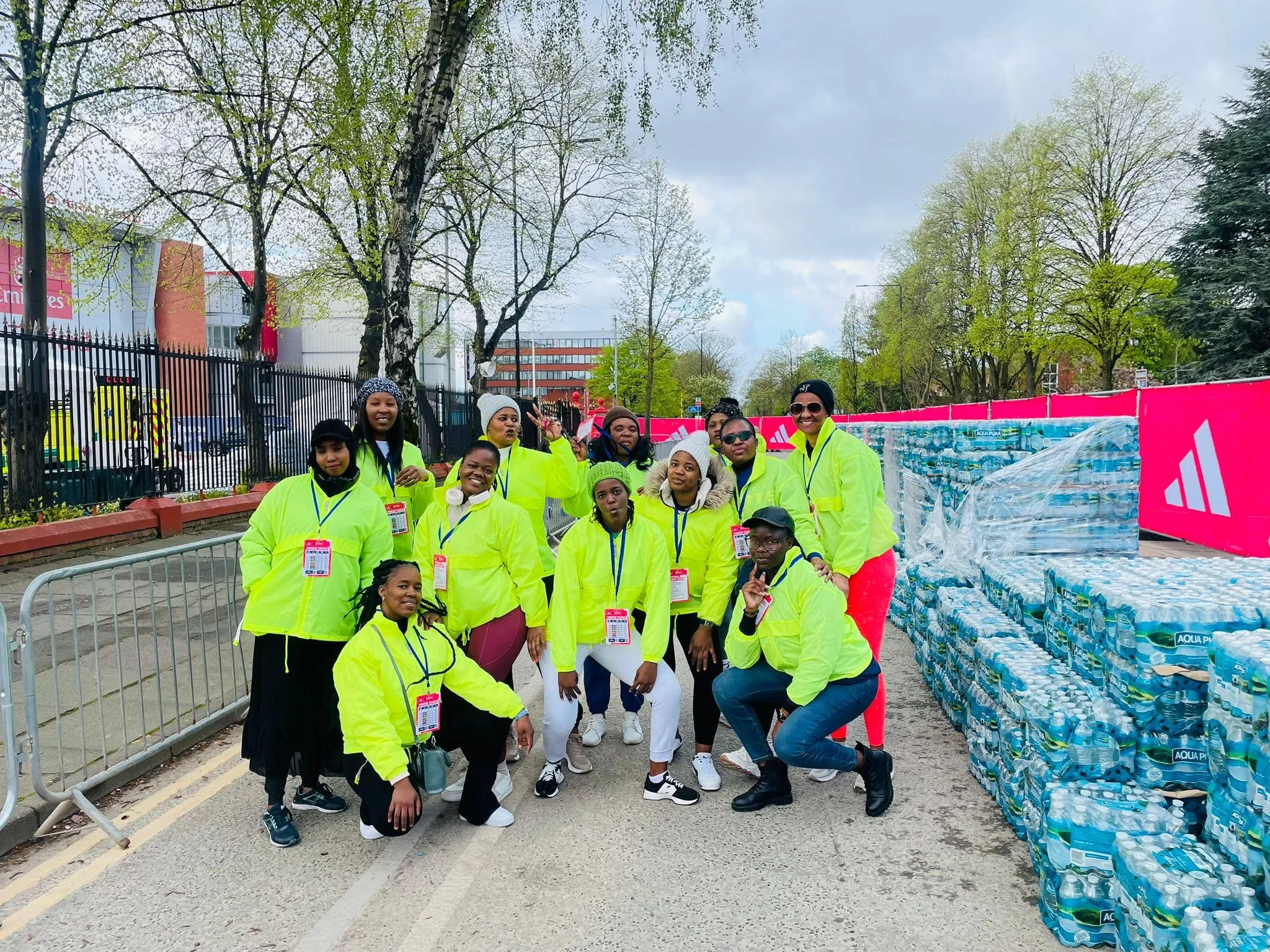 Cheering Manchester Marathon runners to the finish line — WAST
