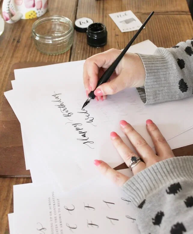 Modern Calligraphy Workshops | Leonardslee Gardens
