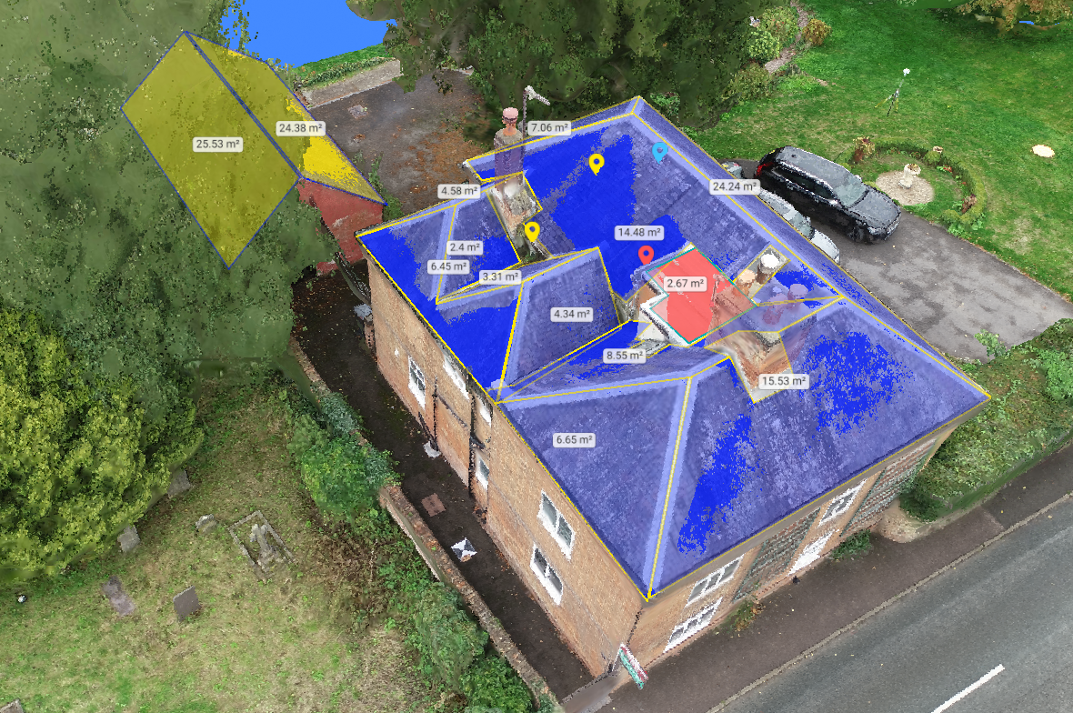 Drone Imagery Services-Drone Roof Surveys - Aerial Roof Measurements