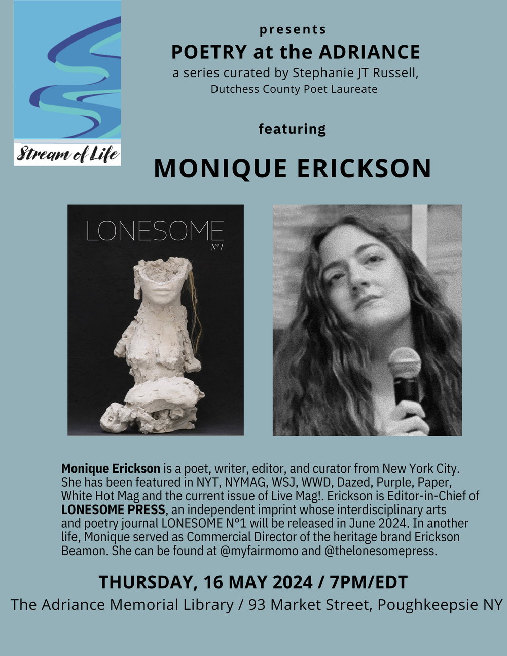 Dutchess County Poet Laureate — Arts Mid-Hudson