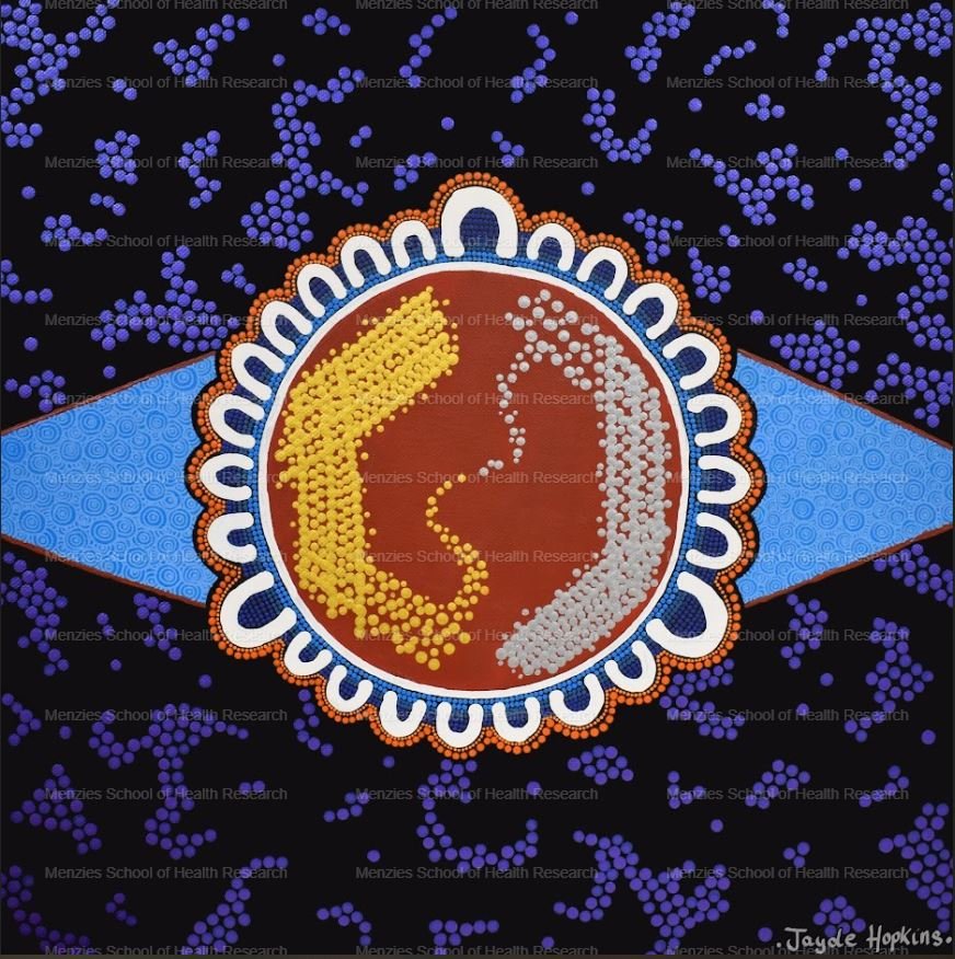 Staphylococcus argenteus — Nawula Almaren Aboriginal Art