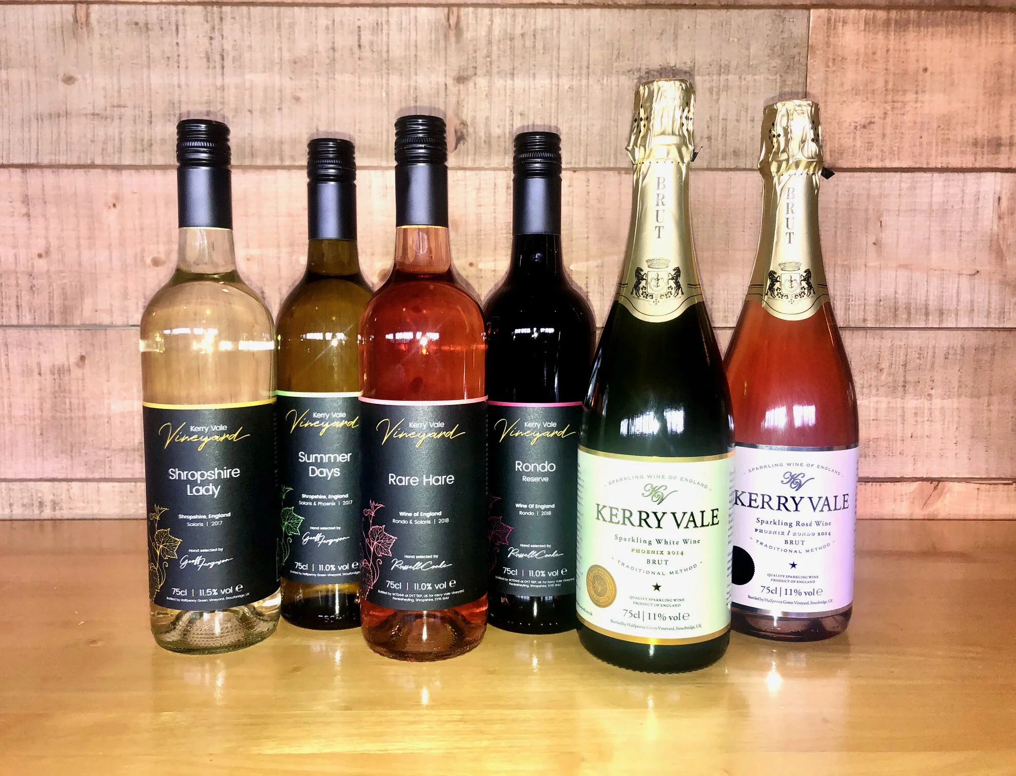 English Sparkling and Still Mixed Case — KERRY VALE VINEYARD