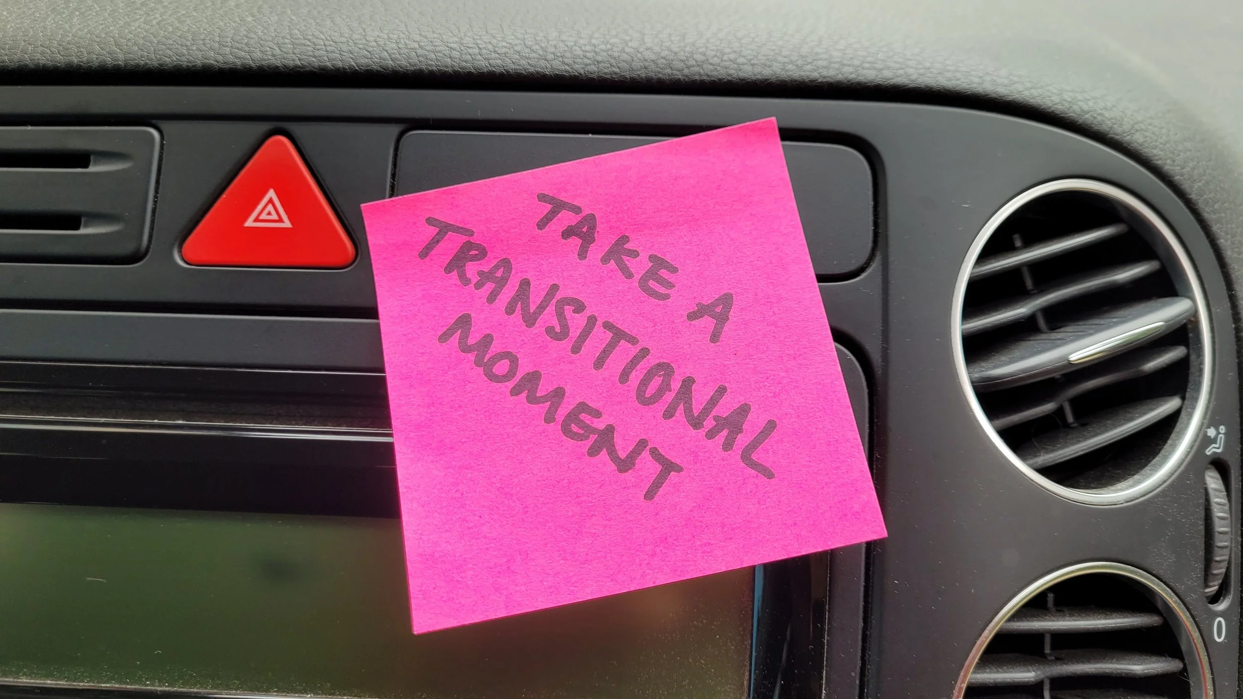 Take A Transitional Moment For A Mindful Check-in — Kirsti Formoso