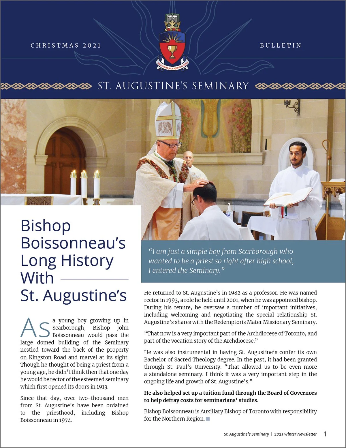 Publications — St. Augustine's Seminary of Toronto