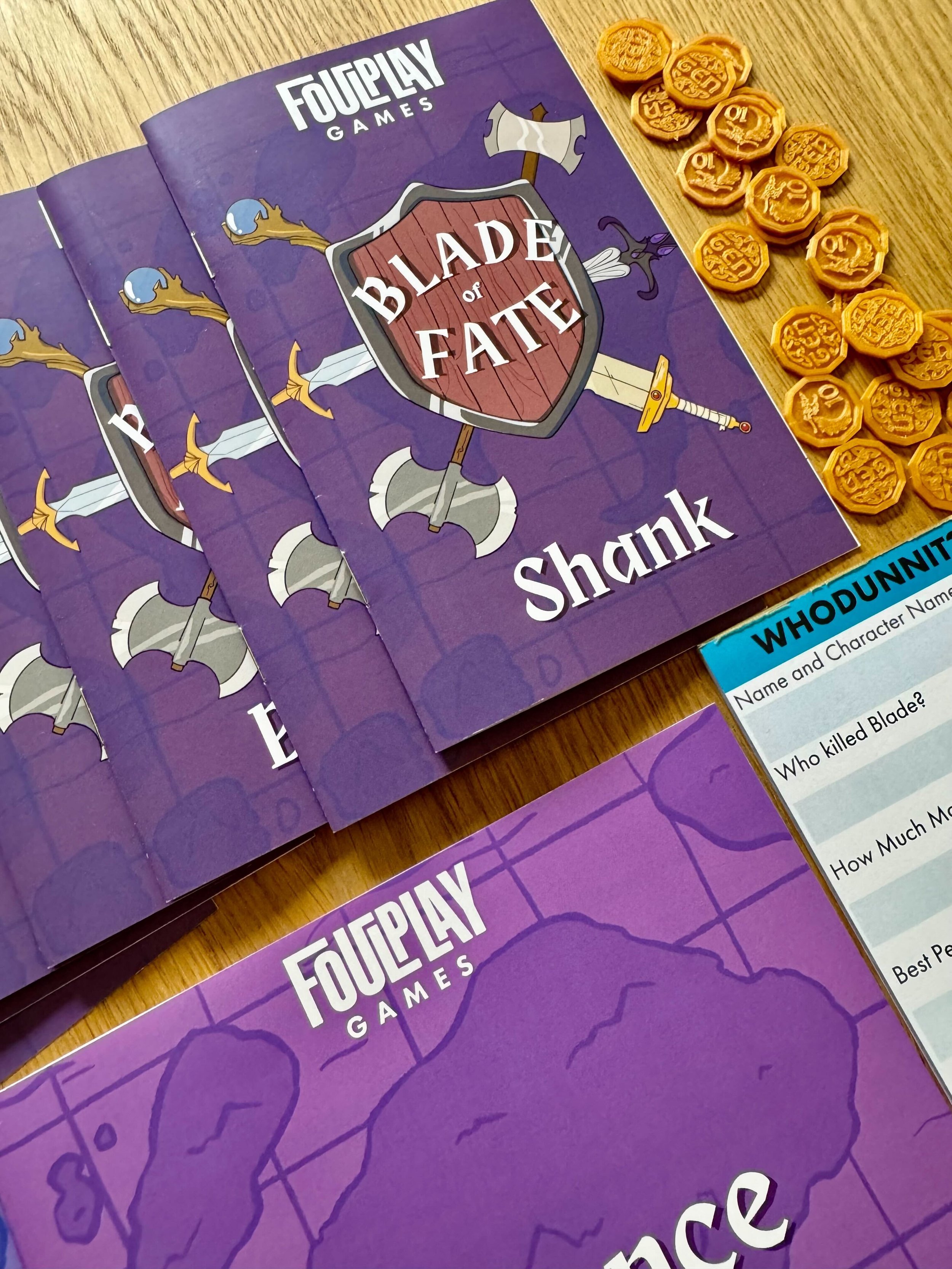 Fantasy Murder Mystery Party Box Kit for 6 Players — Foulplay Games