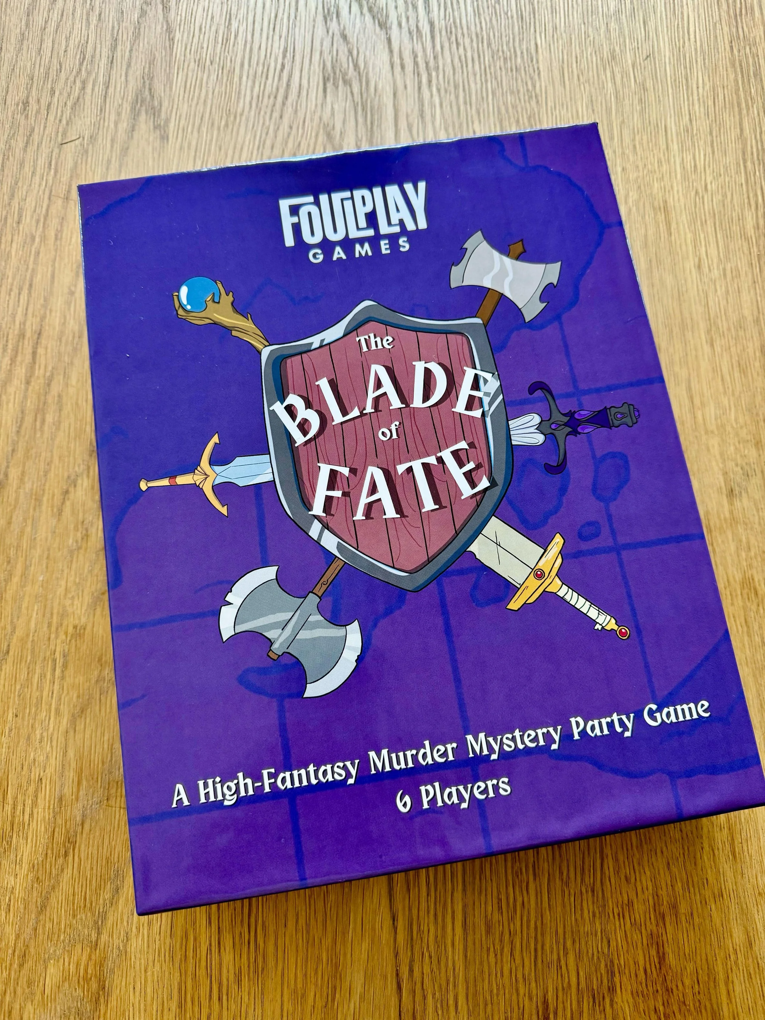 Fantasy Murder Mystery Party Box Kit for 6 Players — Foulplay Games