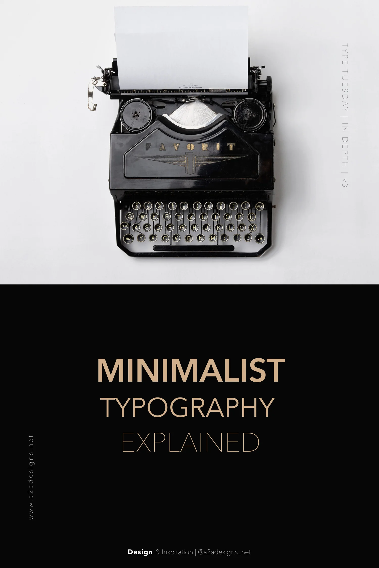 Minimalist Typography Explained — A:A Designs | Squarespace Website ...
