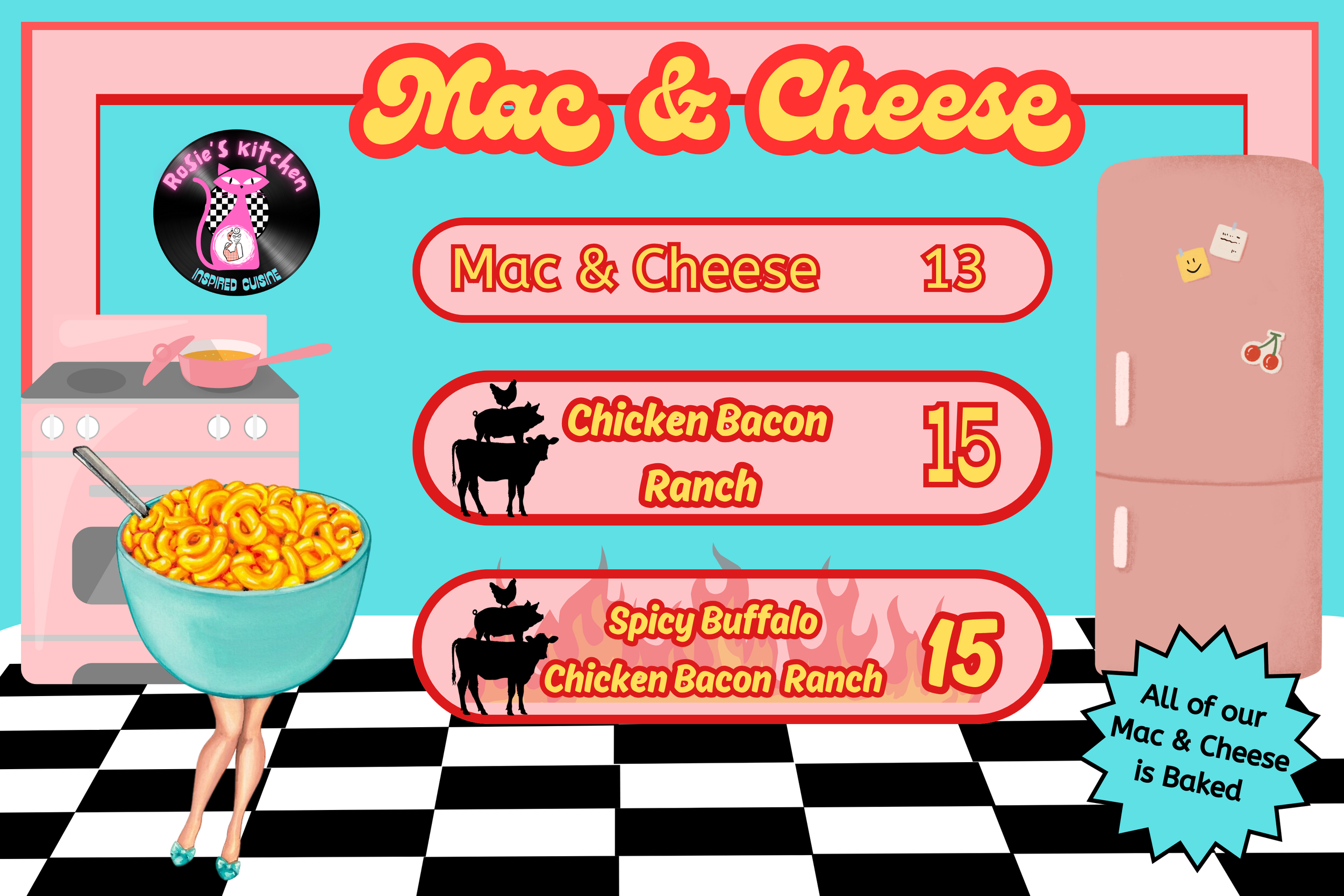 Menu 1 — Rosie's Kitchen Inspired Cuisine