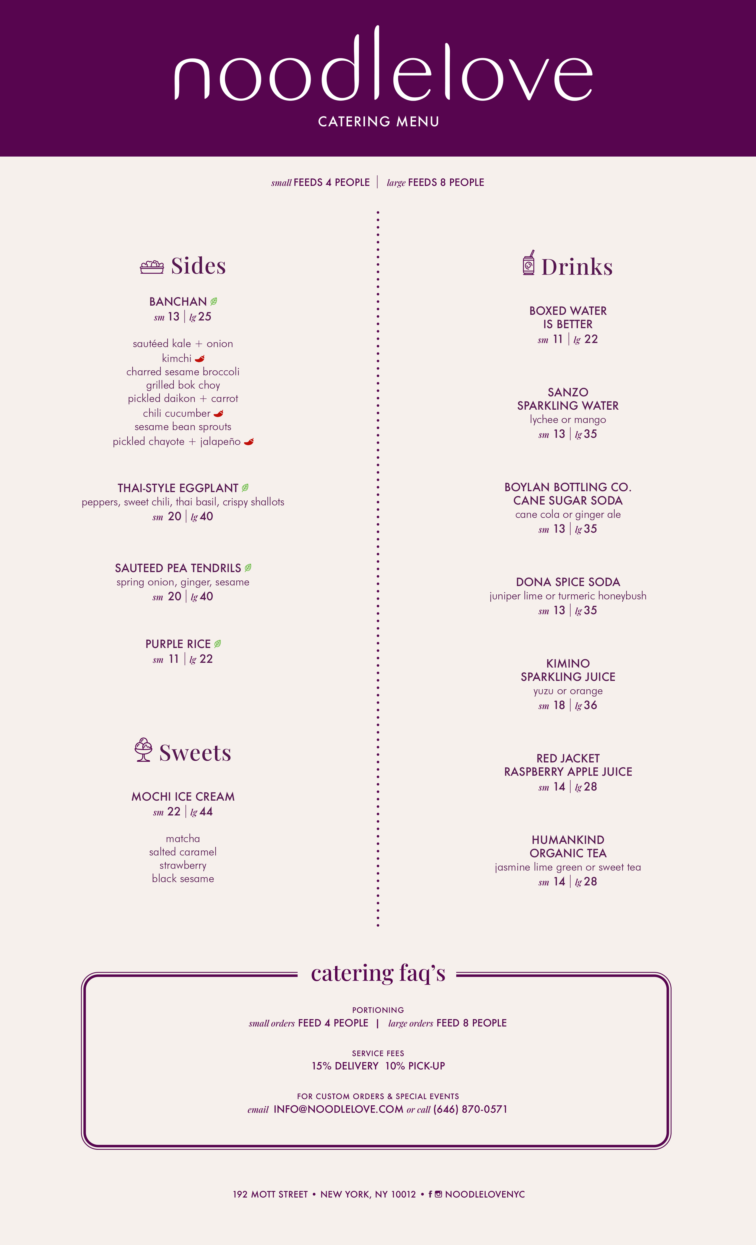 Catering with Noodlelove – Noodlelove – It Connects Us.