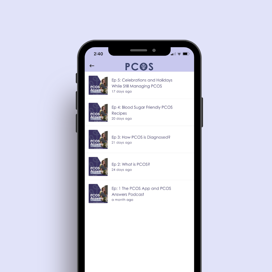 The PCOS App — PCOS Fertility Nutrition