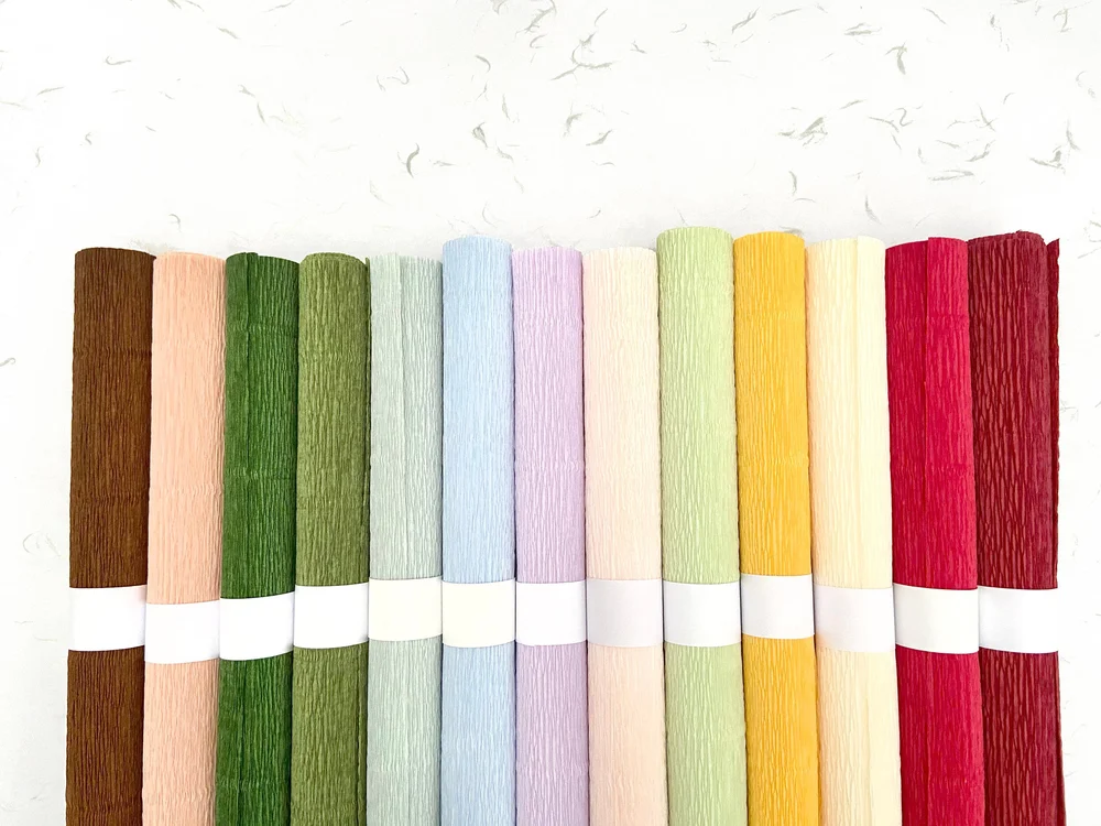 90g Italian Crepe Paper Box - Set of 10 — Campbell Workshop - Paper ...