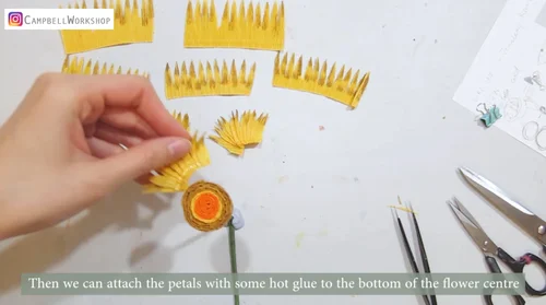 Handmade Crepe Paper Cosmos flower Digital Template with Video Tutorial ...
