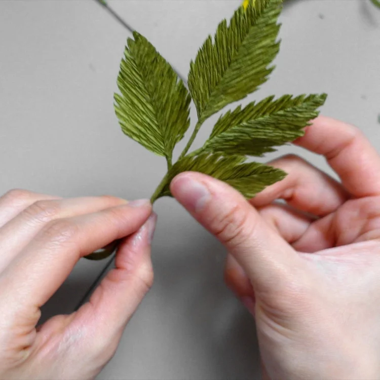 Handmade Crepe Paper Lily in the valley Digital Template with video ...