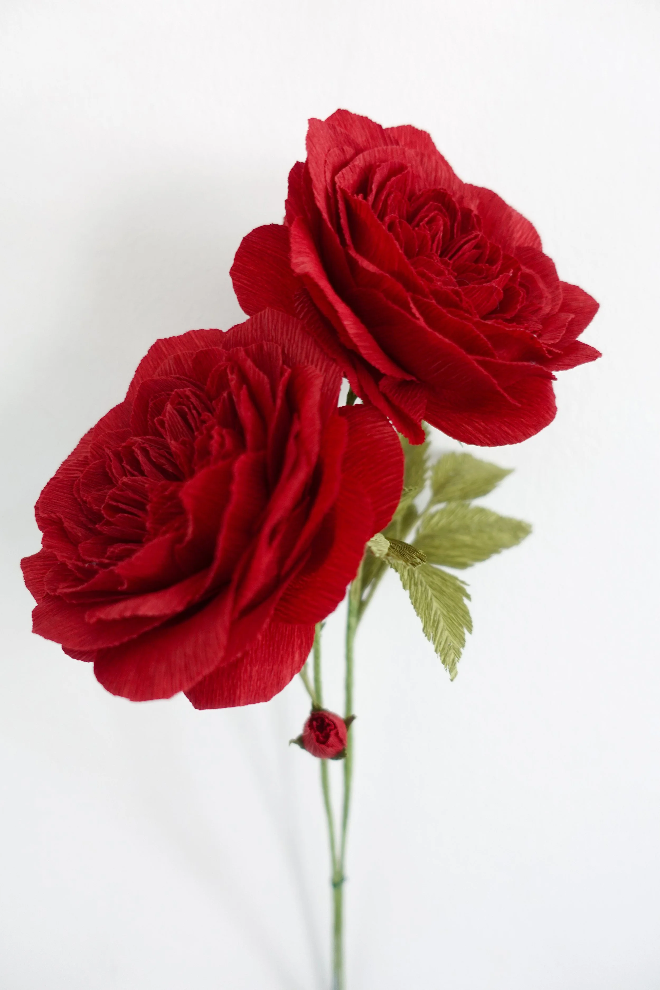 Handmade Crepe Paper Lily in the valley Digital Template with video ...