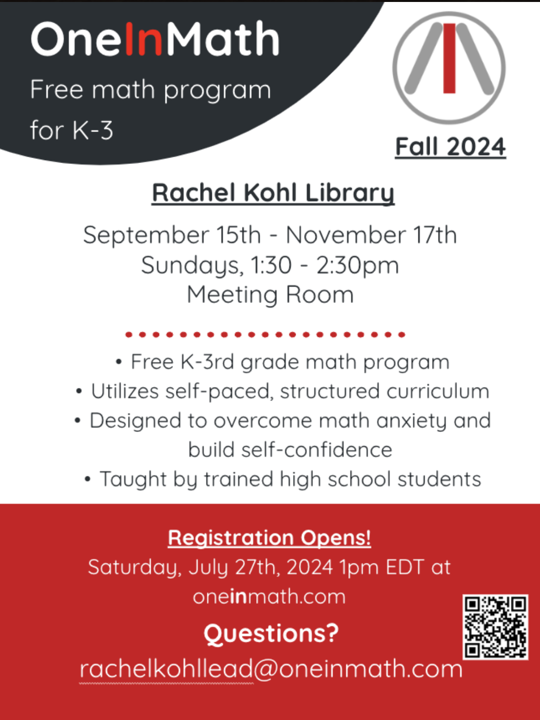 OneInMath Registration — Garnet Valley School District