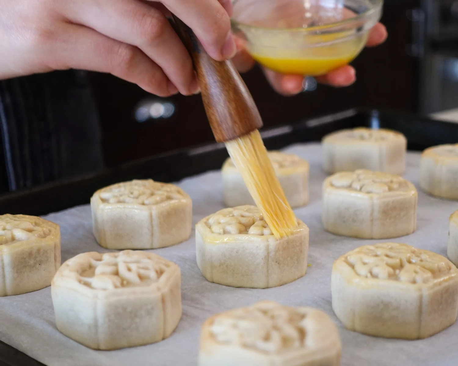 Traditional Chestnut Mooncakes — Jasma Fusion Cuisine