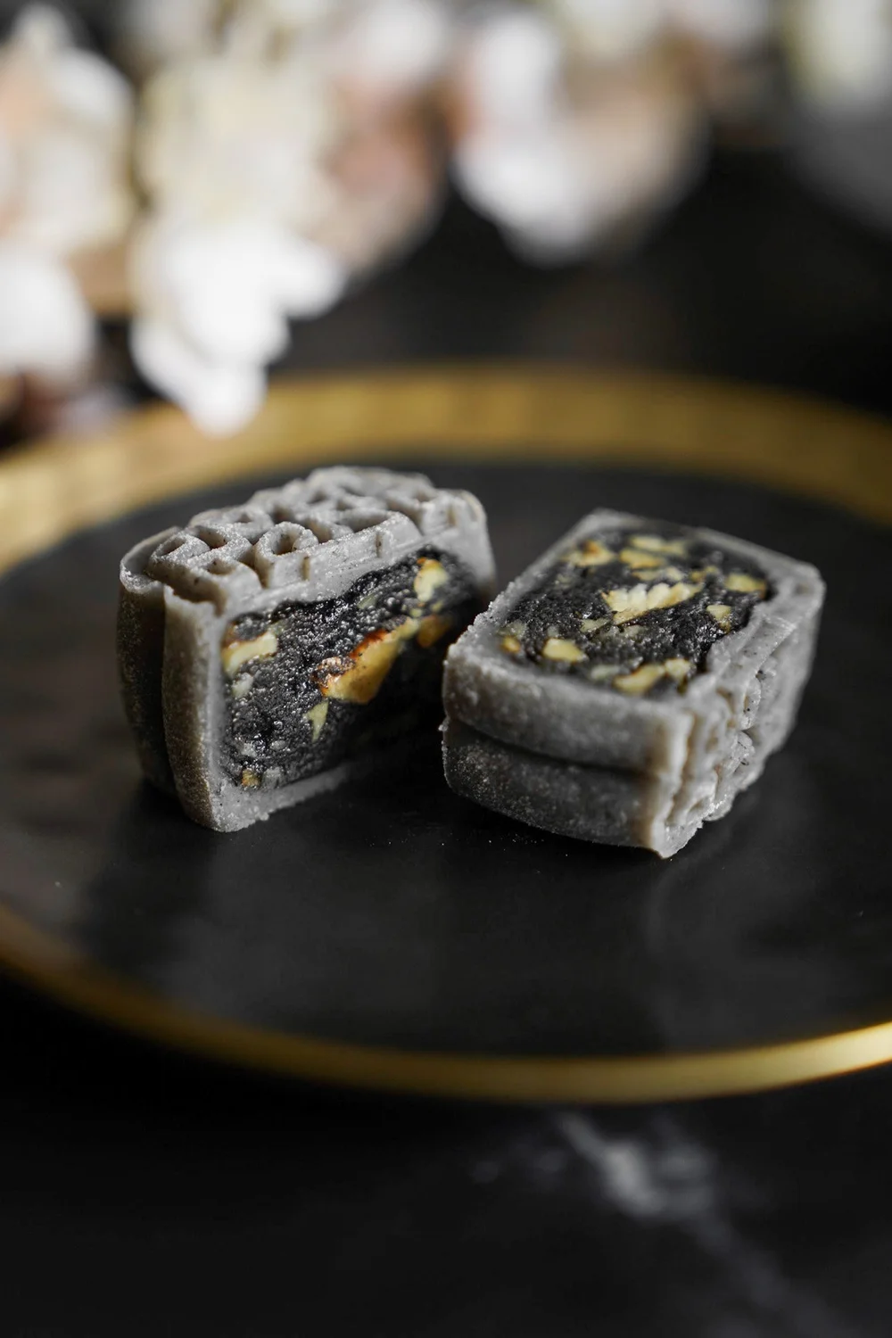 Black Snow Skin Mooncakes — Jasma Fusion Cuisine
