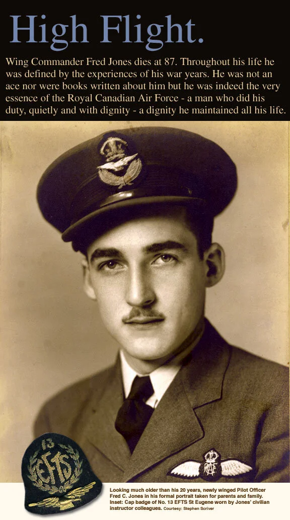 HIGH FLIGHT — A Eulogy for Fred Jones — Vintage Wings of Canada