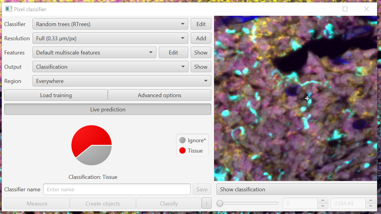 Creating a project — Image Scientist