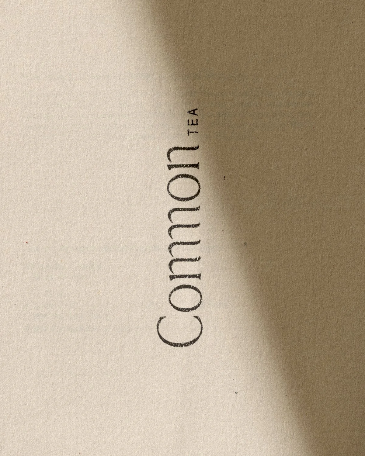 Common Tea Brand Identity — Unto Dust