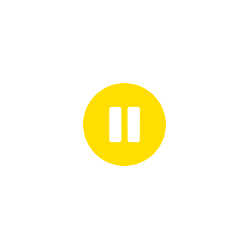 Yellow Pause Icon