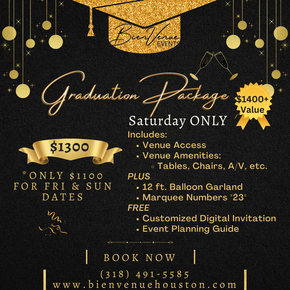 Packages & Pricing - We have the perfect package for your event ...