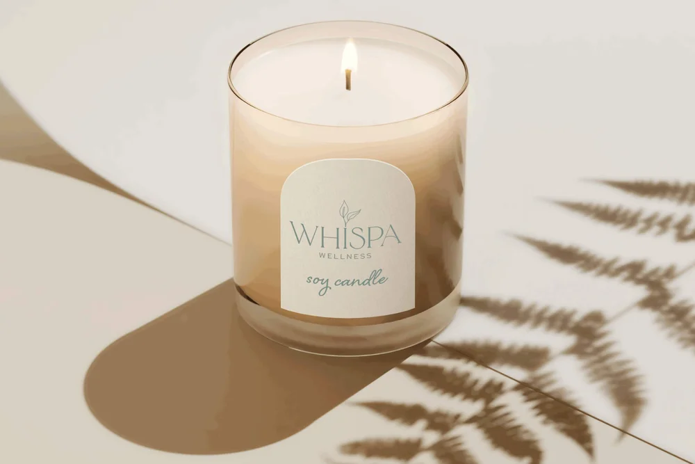 Whispa Wellness logo design — Liz Dalgleish