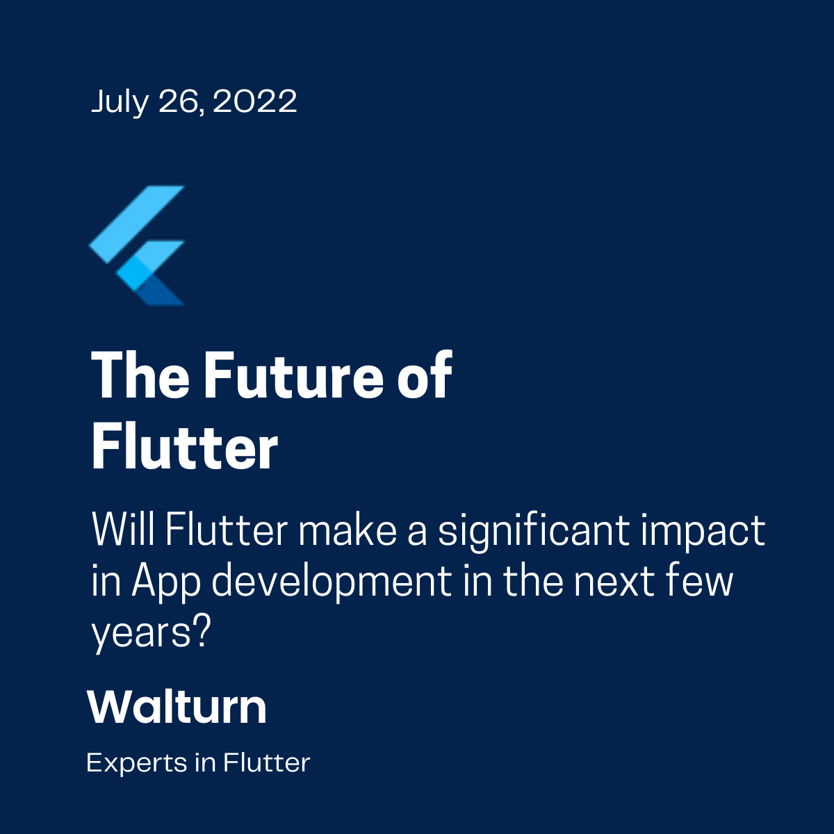 Walturn - Experts in Flutter