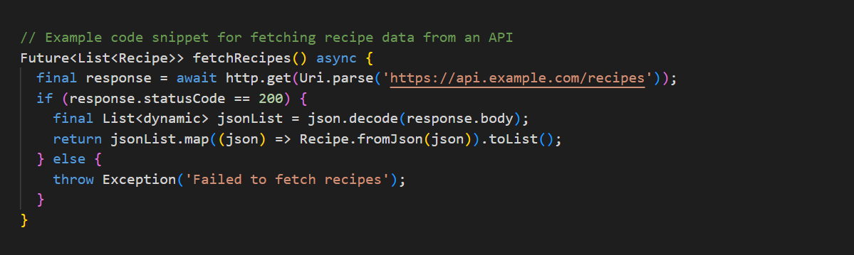 Building a Recipe App with Flutter — Walturn
