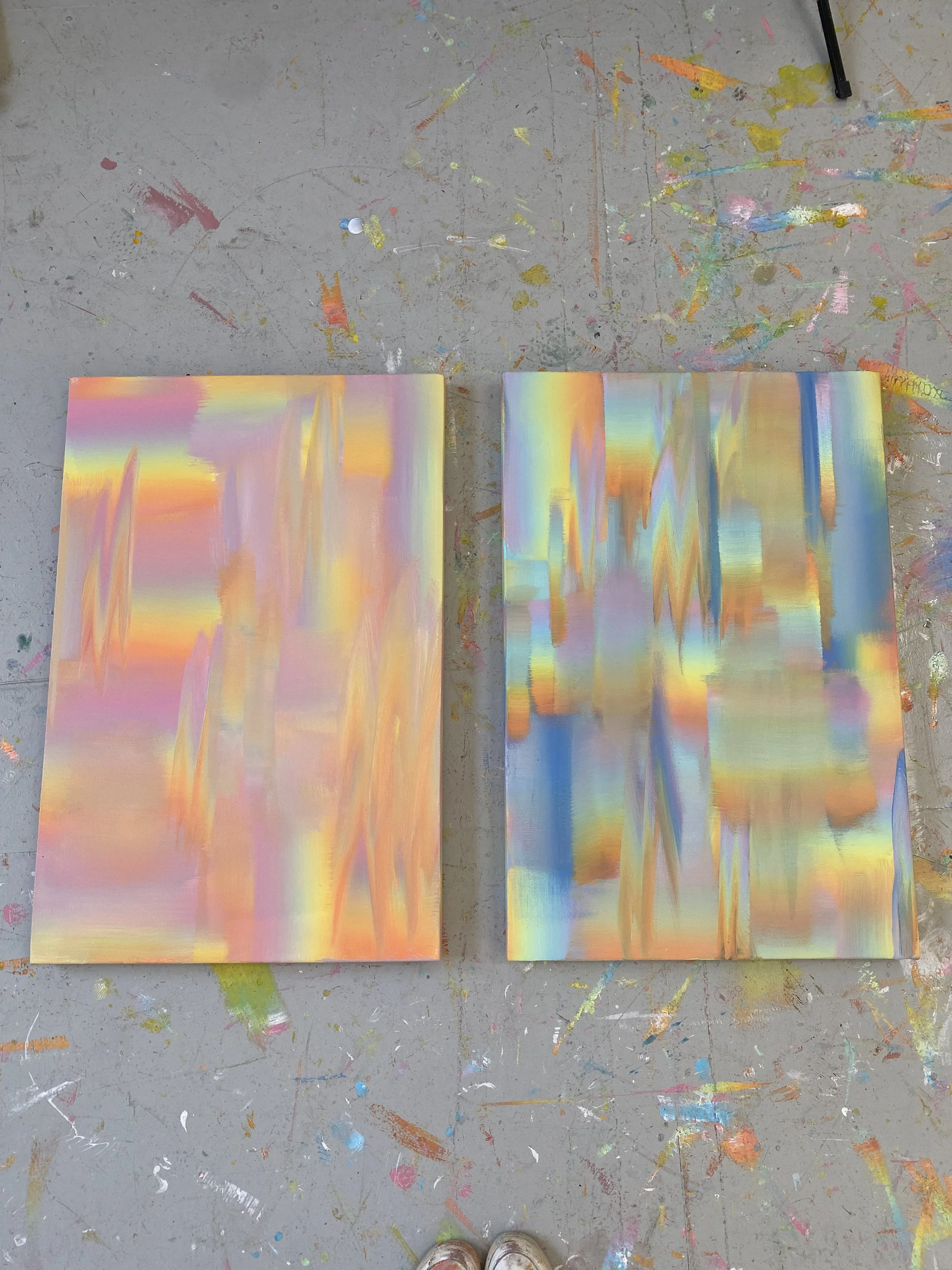 Holographic Paintings — Claire Buckley Art