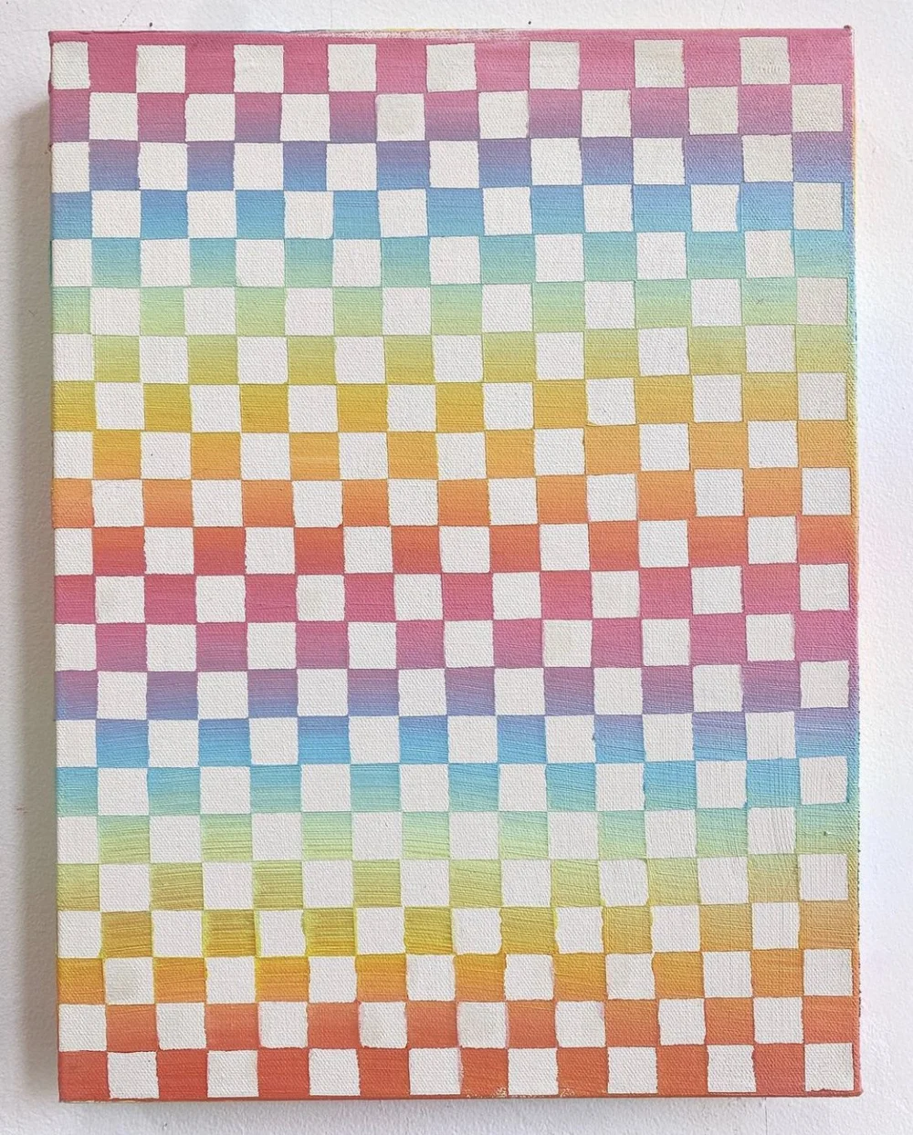 Checkered Paintings — Claire Buckley Art