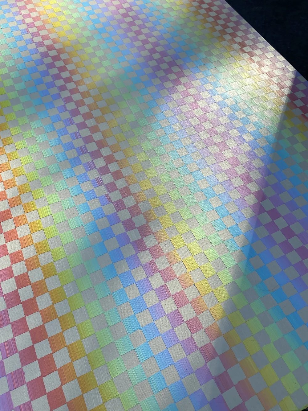 Checkered Paintings — Claire Buckley Art