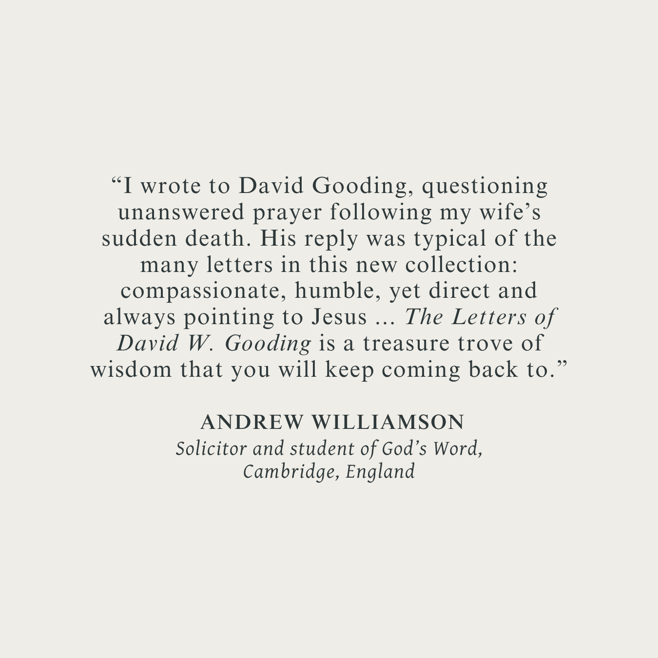 The Letters of David W. Gooding — myrtlefieldhouse.com