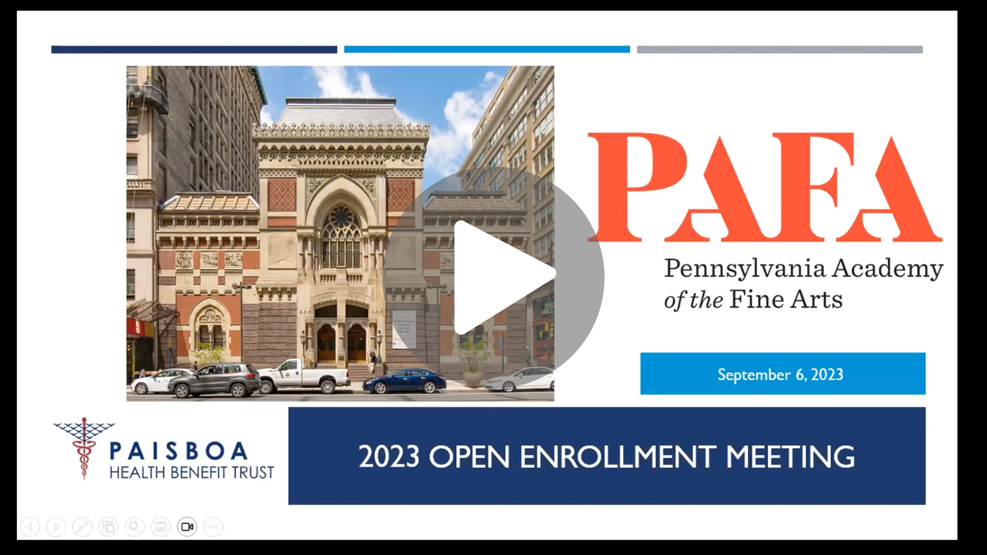 PAFA Employee Benefits — OISE | HR @ PAFA