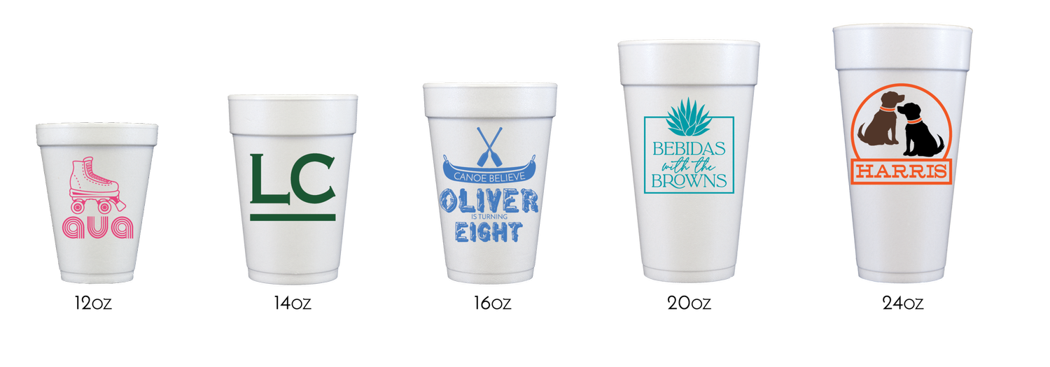 Styrofoam Cups — Worth Noting Designs