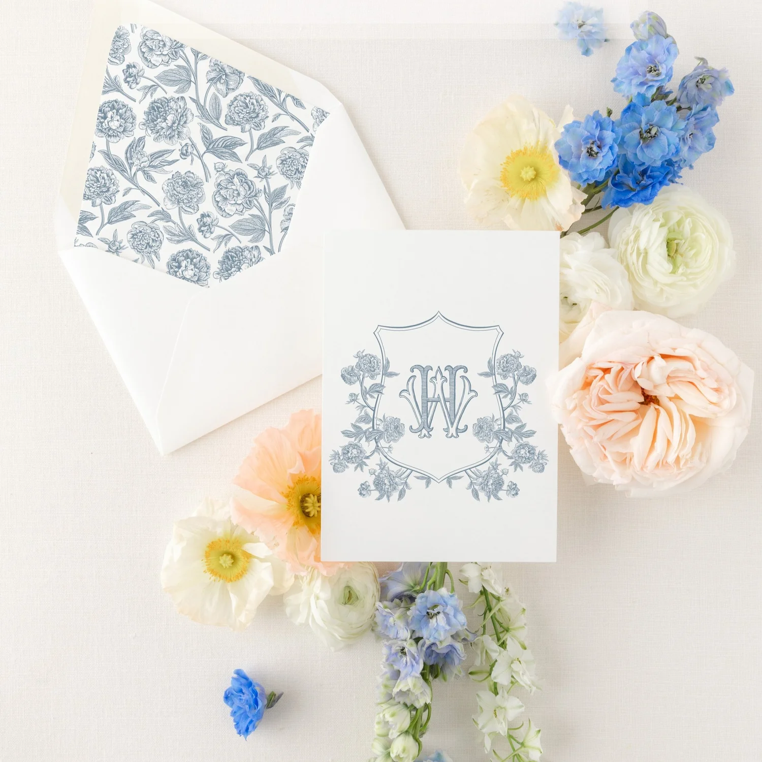 Vintage & Drawn Crests — Blue Harbor Paperie